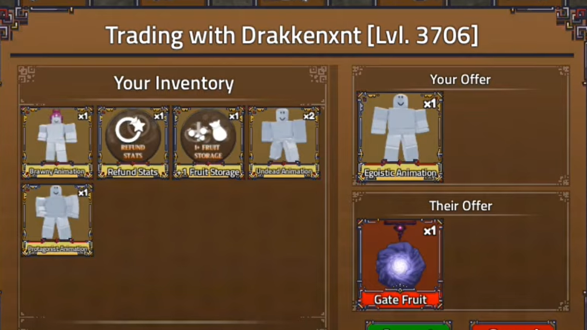 King Legacy Value List (2026): Fins Prices for Fruits, Swords, and Bundles