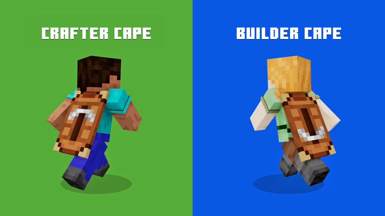 Minecraft Crafter and Builder Capes – How to Earn Both