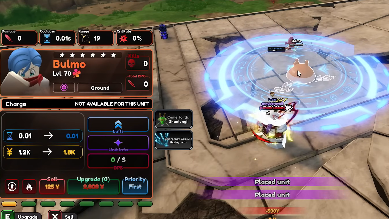 Universal Tower Defense X Units and Abilities (Update 3)