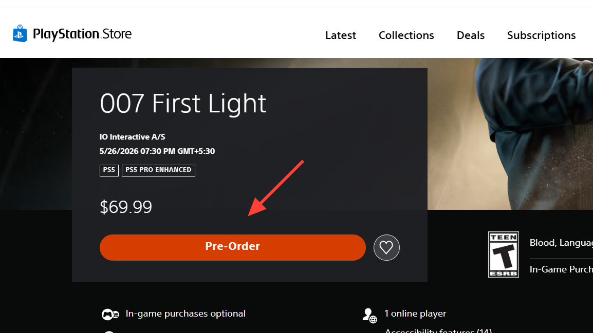 How to Preload 007 First Light on PC, PS5, and Xbox