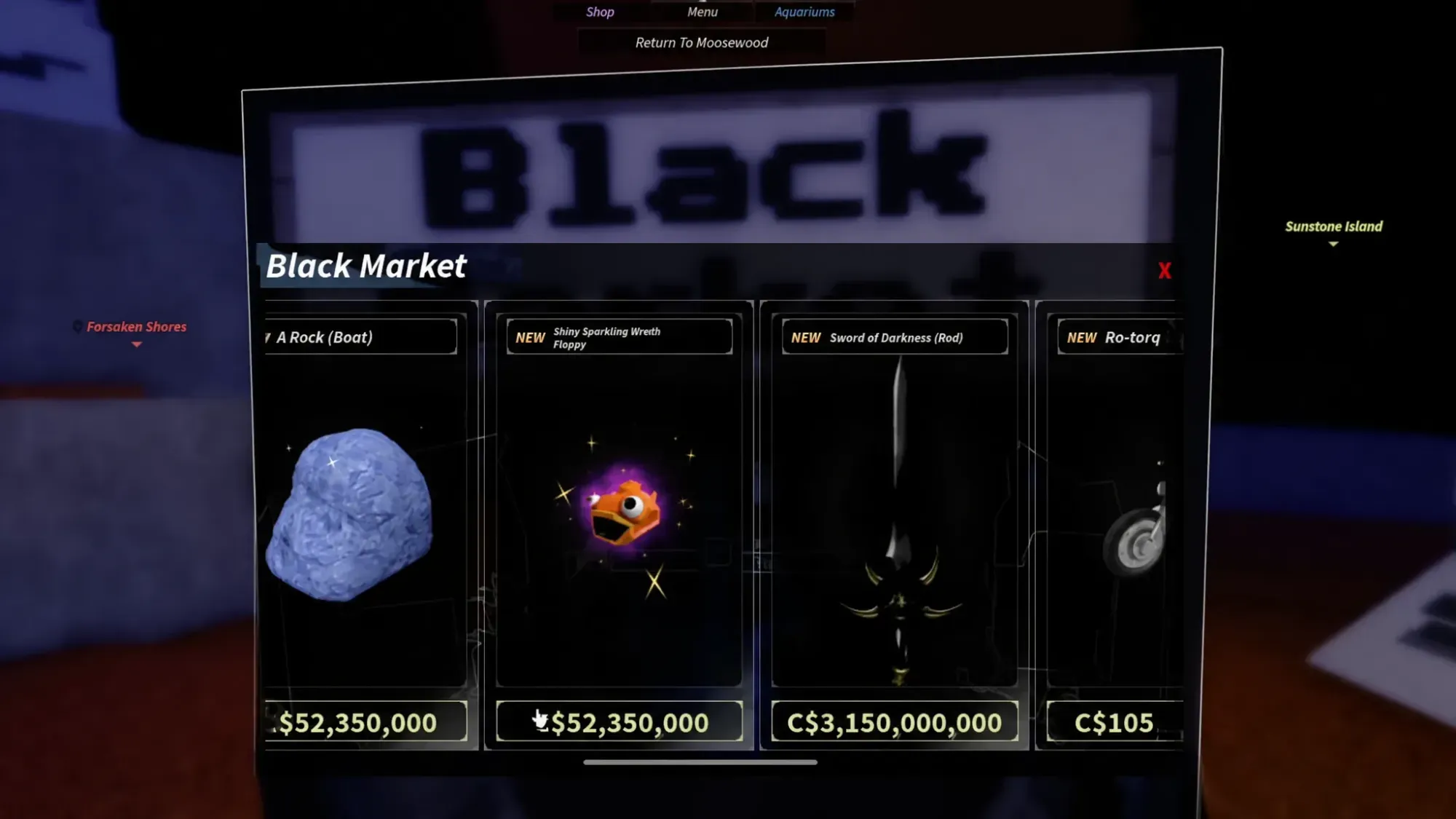 Fisch Black Market: Where to Find It and Every Item in Stock