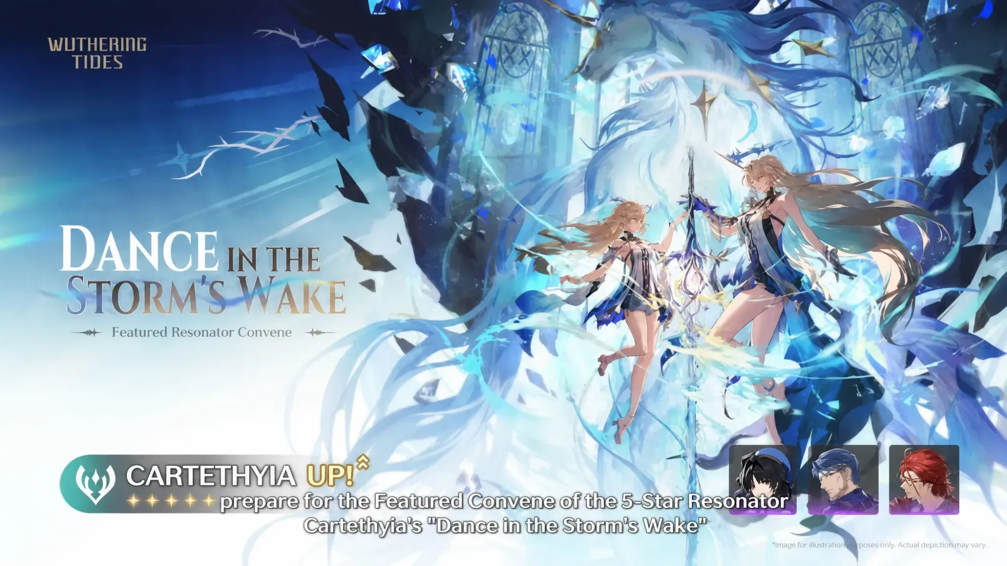 Wuthering Waves 3.4 Banners: Lucy, Rebecca, Lucilla, and Cartethyia