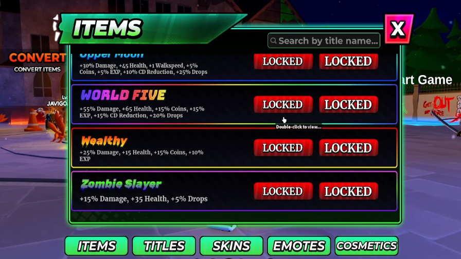 Anime Apocalypse Titles Guide: All Buffs and Unlock Requirements