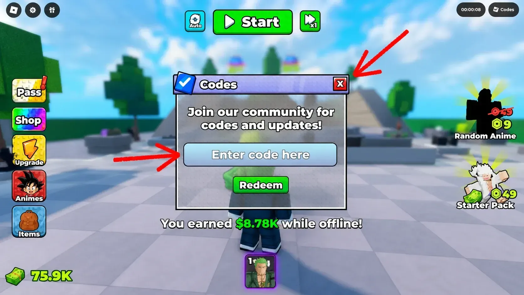 Defend ur base with anime Codes (June 2026)