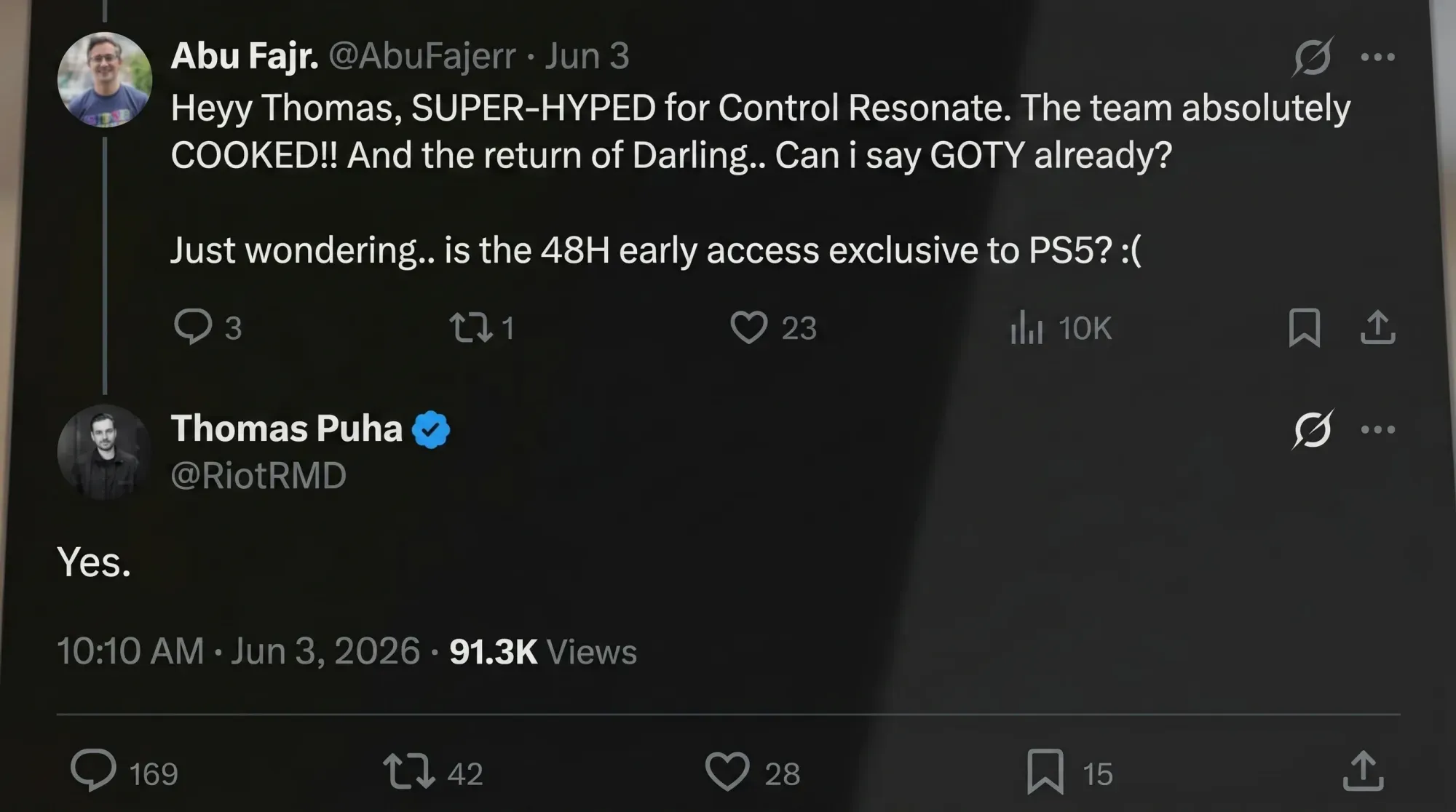 Control Resonant Early Access Is PS5-Only: What Each Edition Includes
