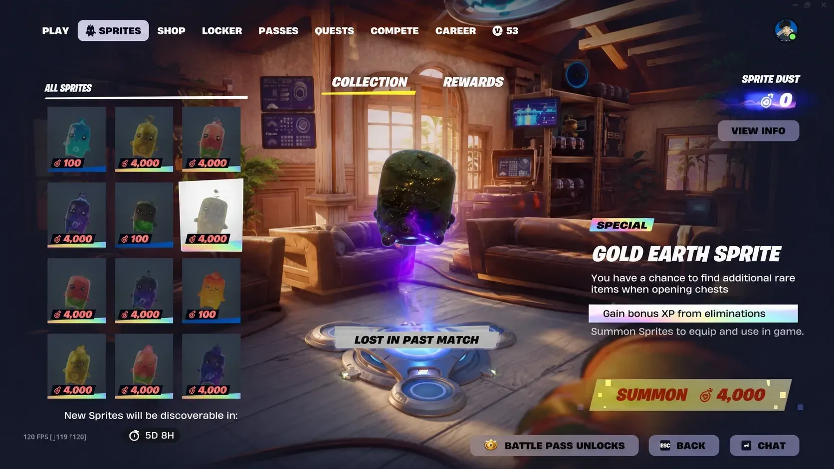 Fortnite Chapter 7 Season 3 Sprites: How to Catch, Extract, and Summon Them