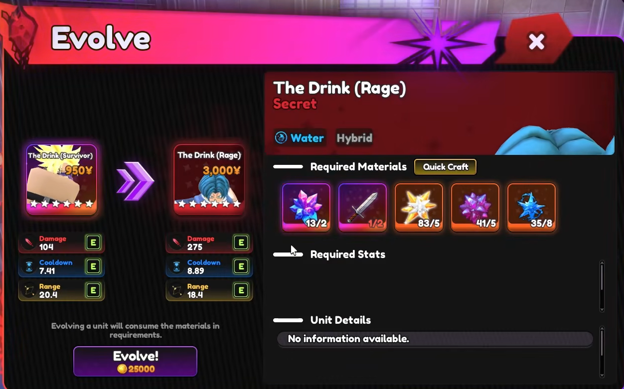 Universal Fest Part 2 Units in UTDX: How to Get and Evolve Them
