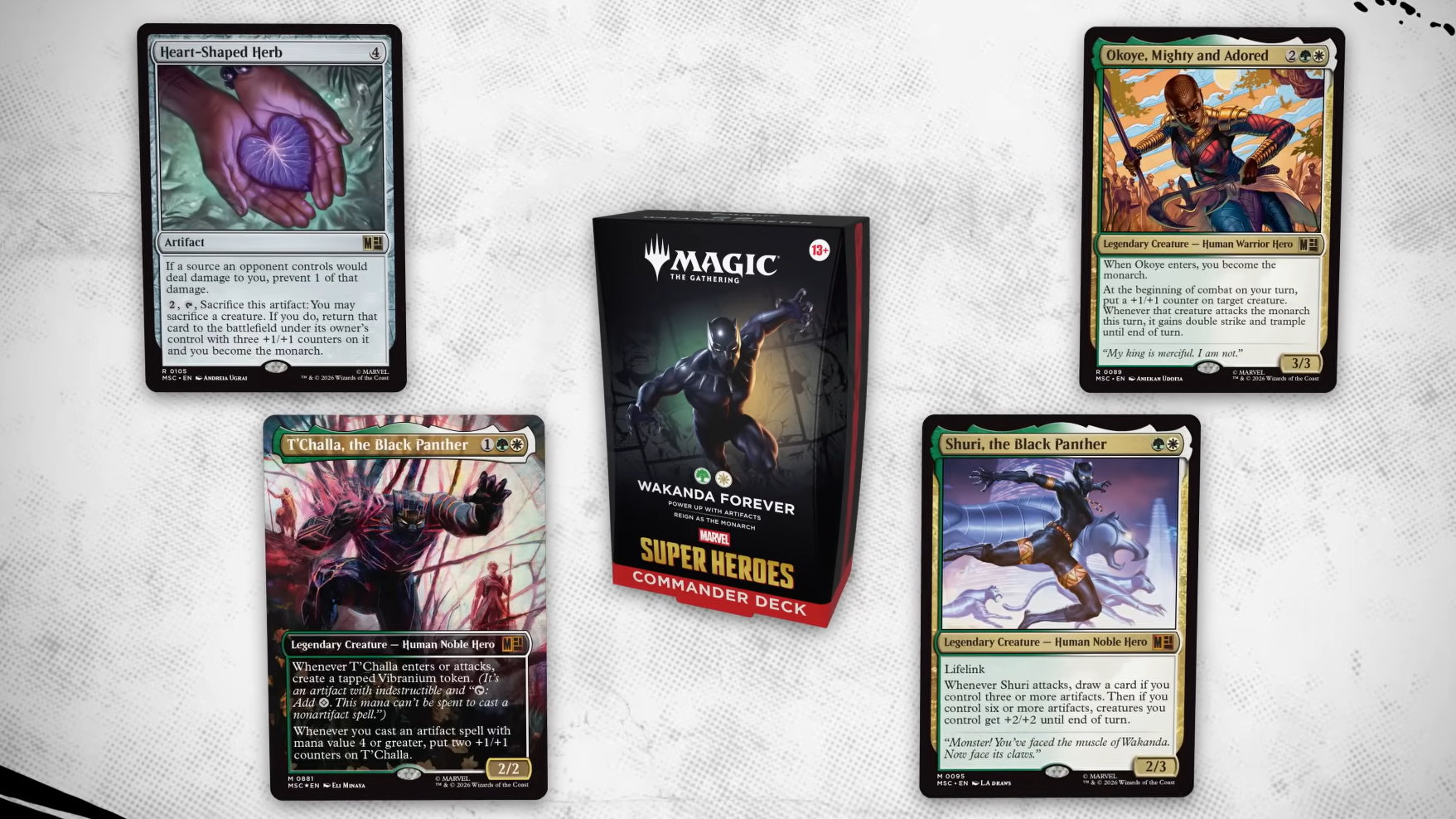 MTG Marvel Super Heroes Commander Precons: Decks, Colors, and Commanders