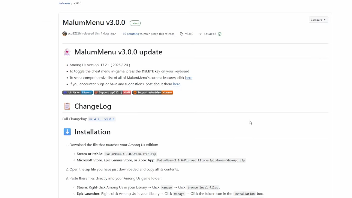 How to Install and Open the Among Us Mod Menu (MalumMenu)