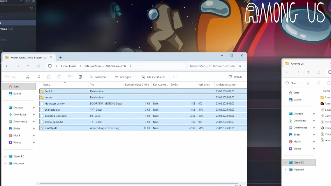 How to Install and Open the Among Us Mod Menu (MalumMenu)