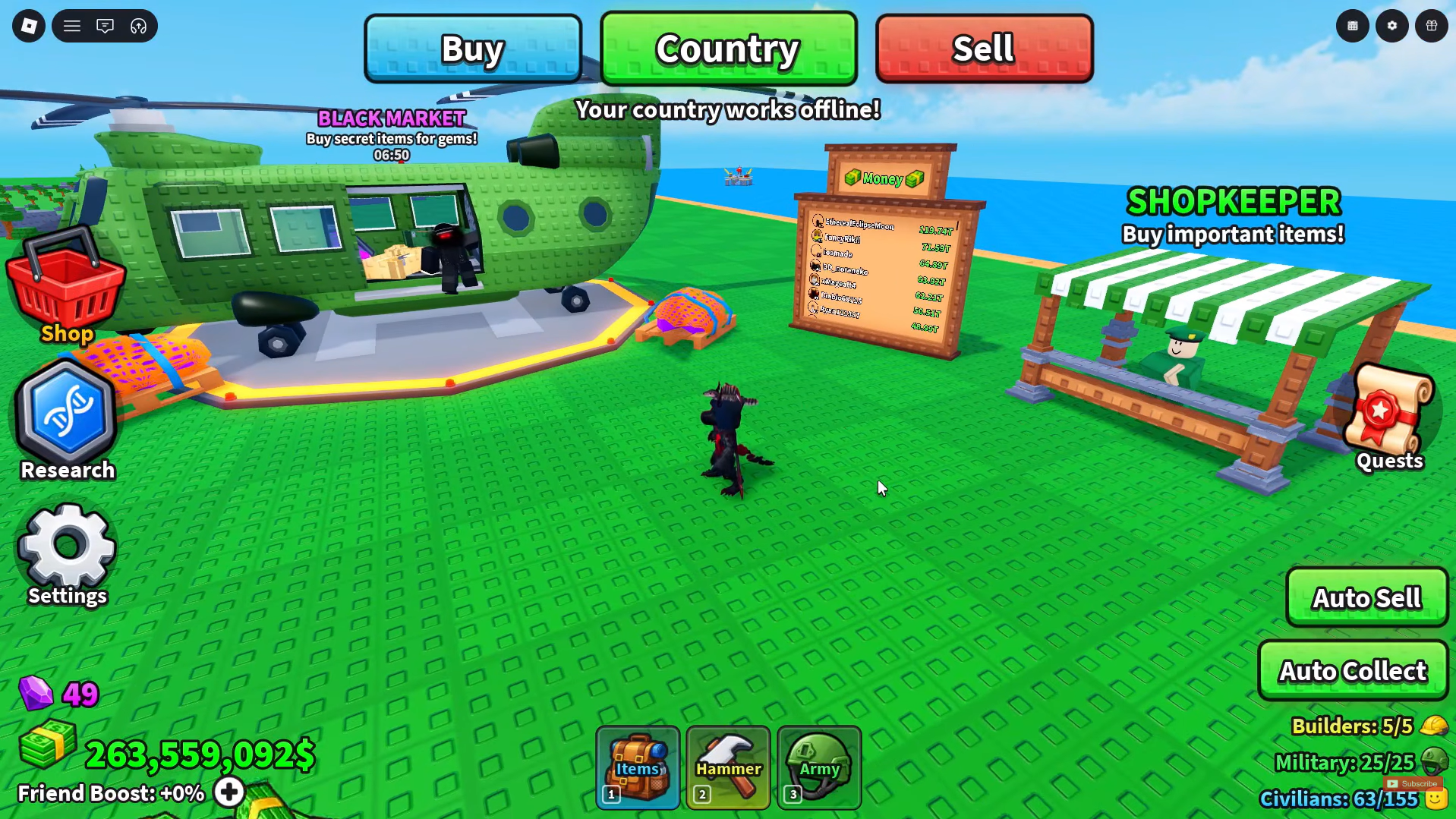 Mini War (Roblox): Build a Military and Capture Land