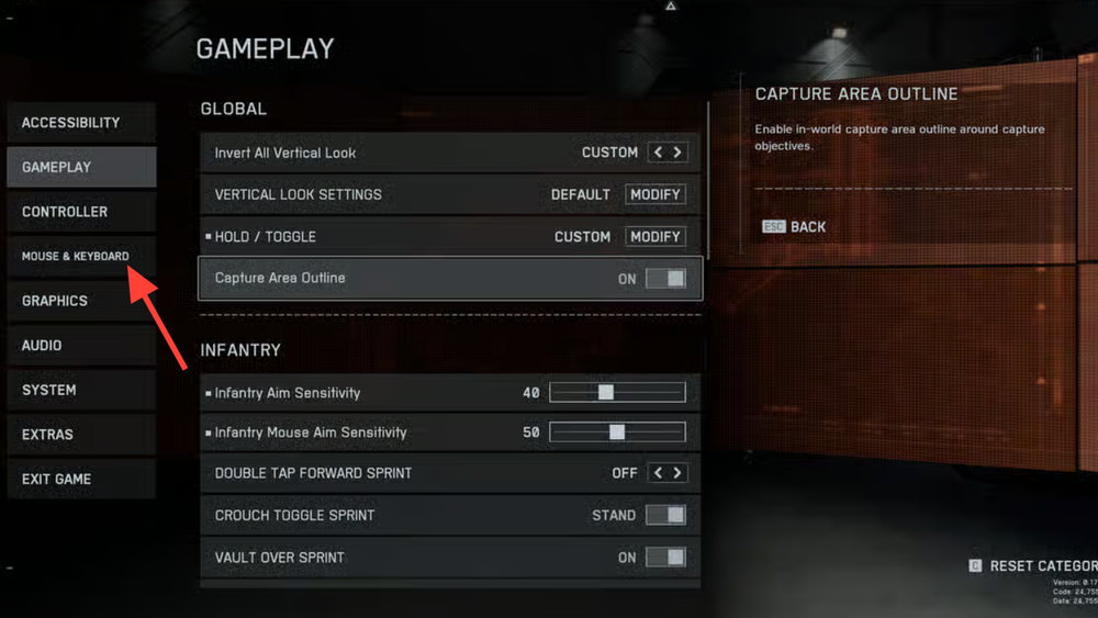 Battlefield 6 (PC) — sensible keyboard and mouse keybinds