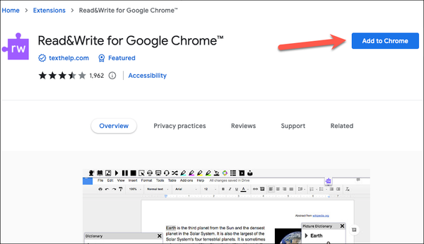 How to Use Read&Write on Google Chrome