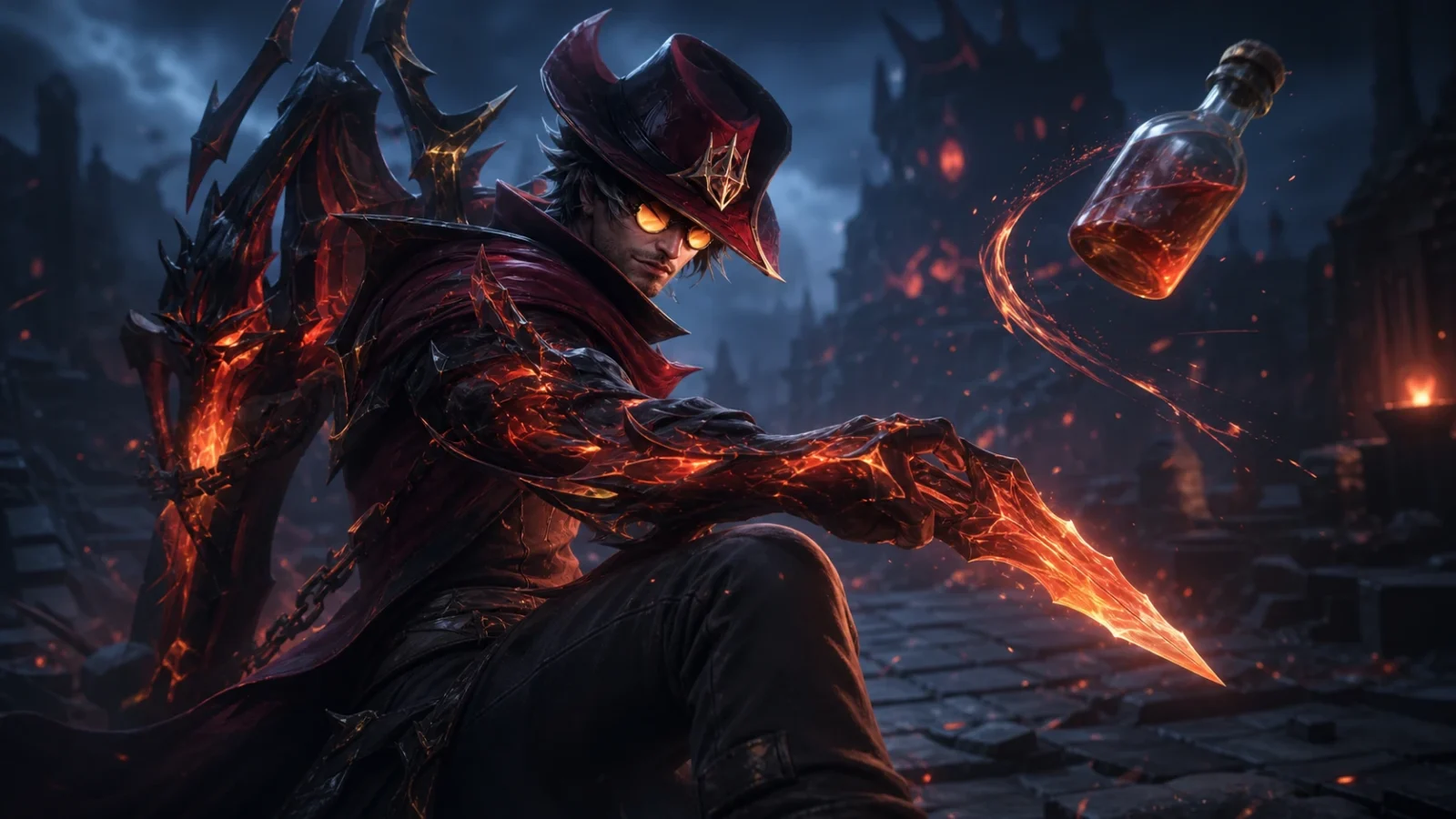Locke bottle flip emote in League of Legends: Key bind and how it works