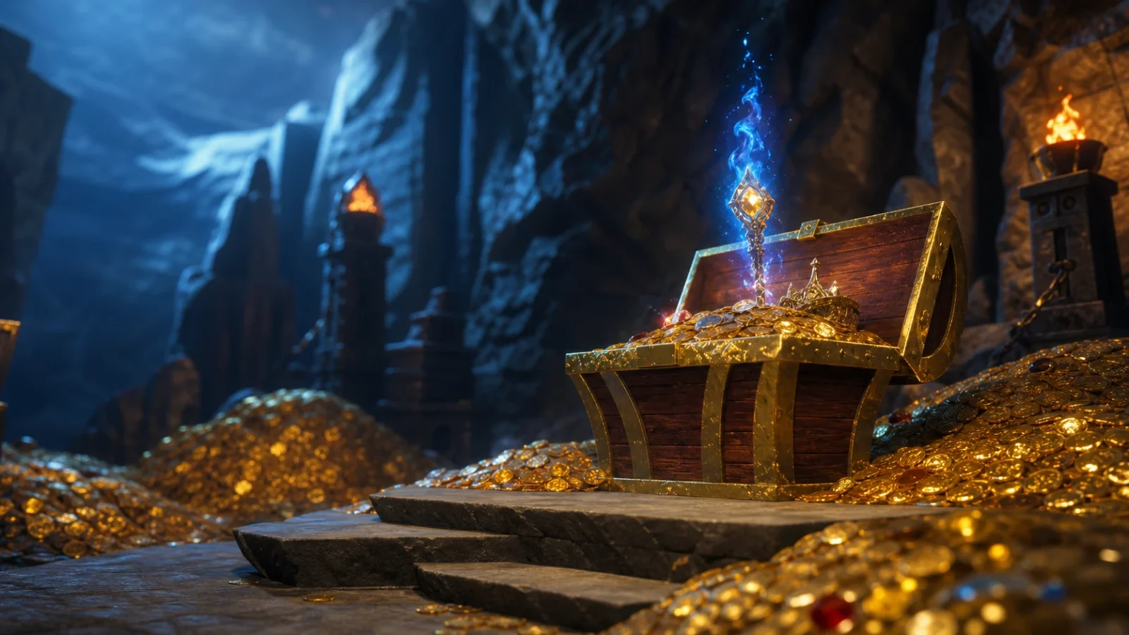 Wizard Alchemy Pirate Cave Gate: Relics, Order, and Rewards