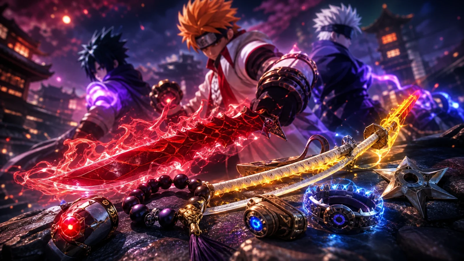 Anime Warriors 3: Best Weapons and Accessories After Update 2.5