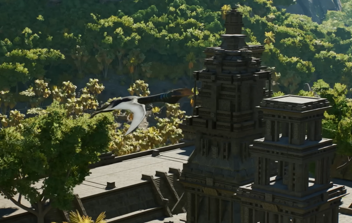Open Air Aviary in Jurassic World Evolution 3: Rebirth Expansion Build ...