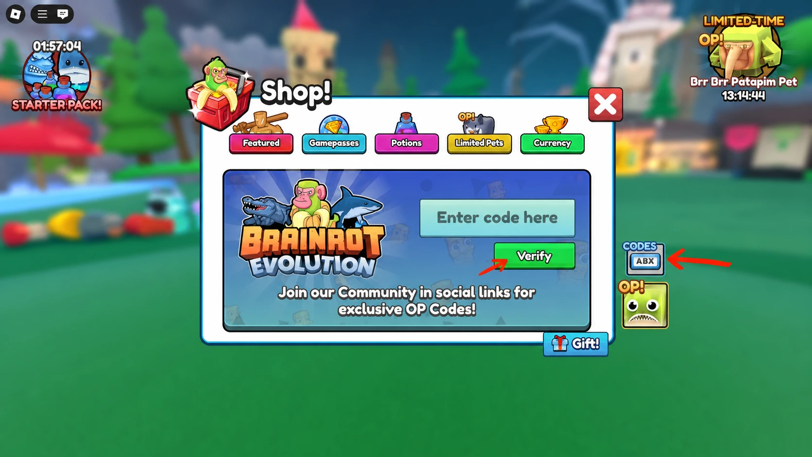 Brainrot Evolution Codes (June 2026)