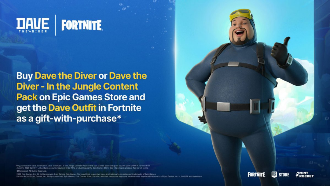 Dave the Diver Fortnite Skin: How to Claim It Free (June 2026)