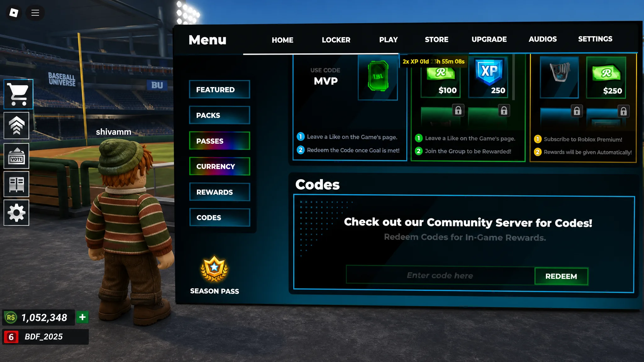 Baseball Universe Codes (June 2026)