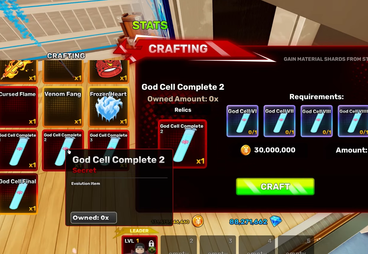 How to Get Every Evo Item in Anime Story 2 (Roblox)