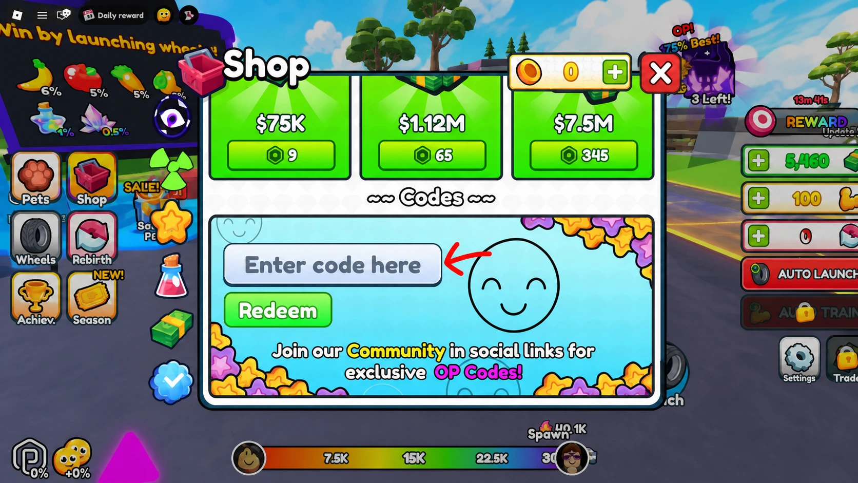 Launch a Wheel Codes (June 2026)