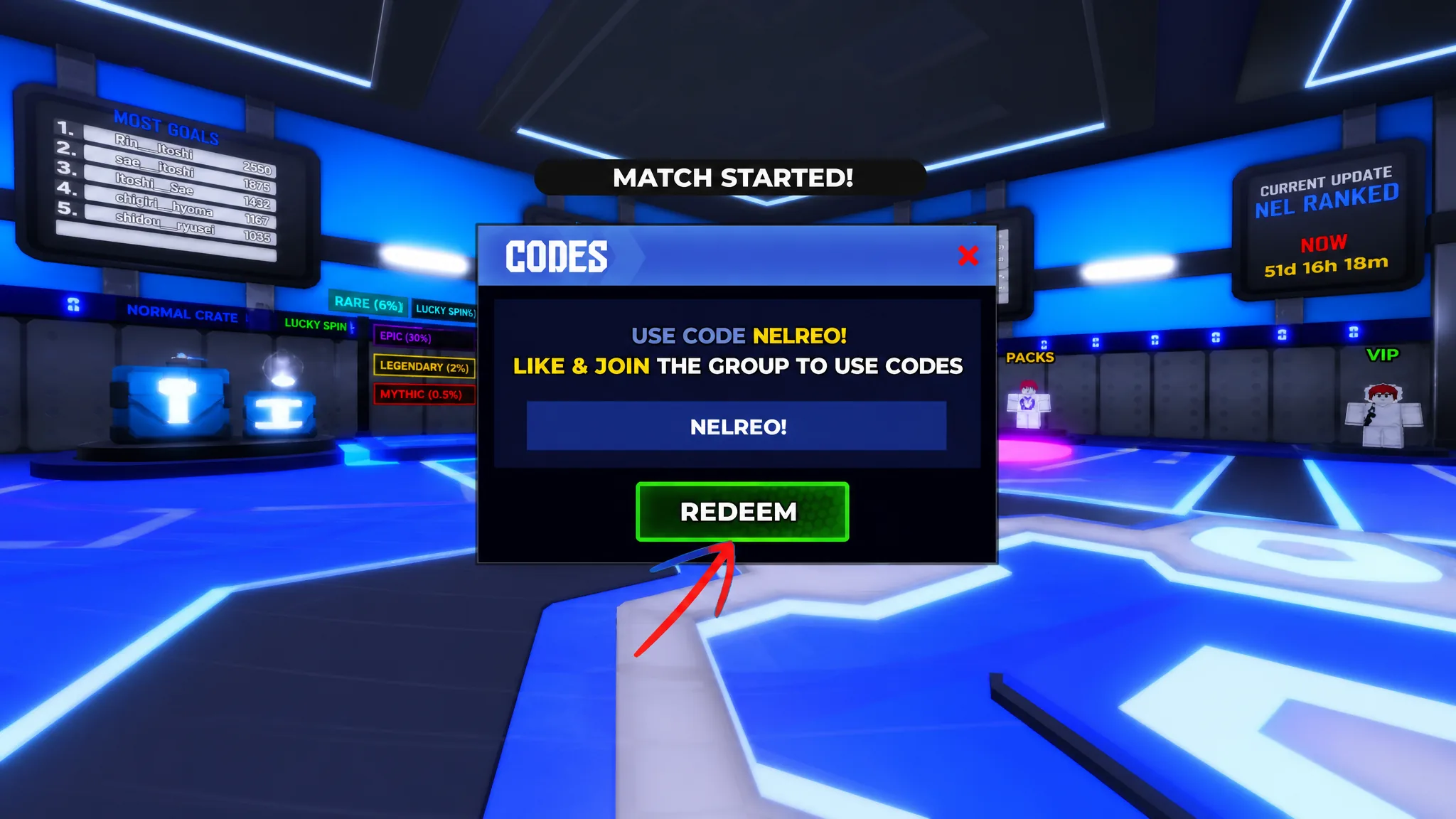 Blue Lock Rivals Codes (July 2026)
