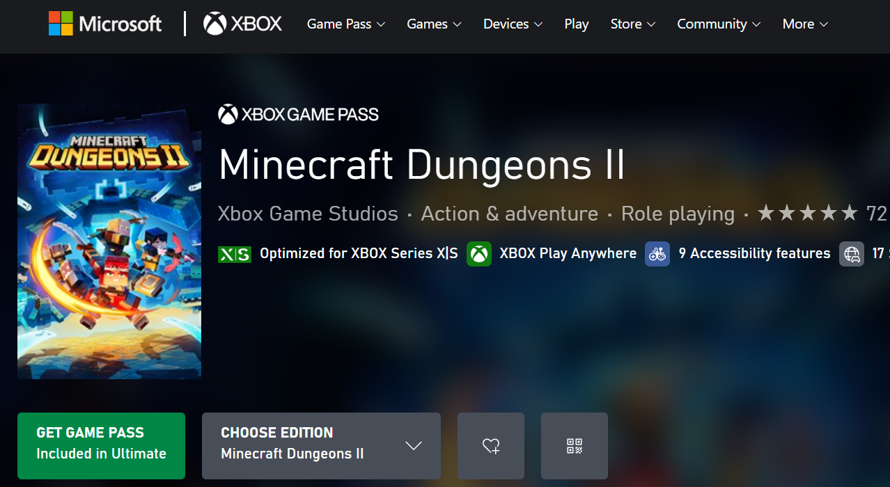 Minecraft Dungeons II on Xbox Game Pass: Is It Free at Launch?